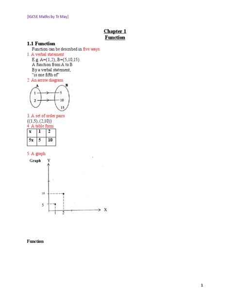 Chapter 1 Pdf Function Mathematics Analysis