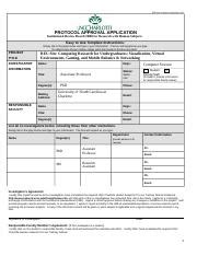 IRB Sample Form Doc IRB Protocol Approval Application 9 05 PROTOCOL APPROVAL APPLICATION