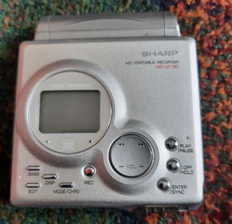 Sharp Md Mt80h Portable Minidisc Player Recorder Ebay Uk