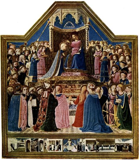 Всеобщая история искусств Том 3 Фра Беато Анджелико Коронование Марии Ок 1435 г Париж Лувр