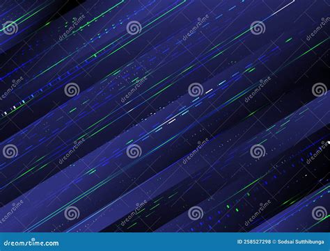 Abstract Background Diagonal Electric Light Hi Tech Technology Futuristic Graphic Design Vector