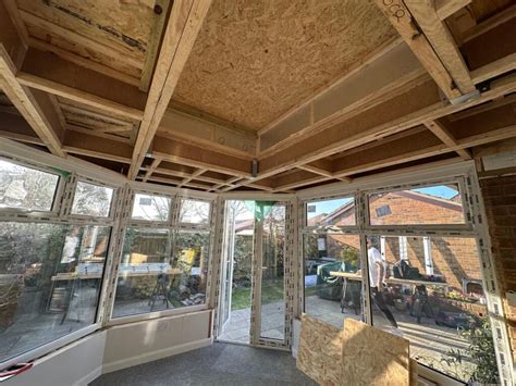 Lane And Peach Bungalow Conservatory With Our Ilite Flat Roof System