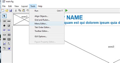 Matlab Ilu Inu Imu Menu Editor Matlab
