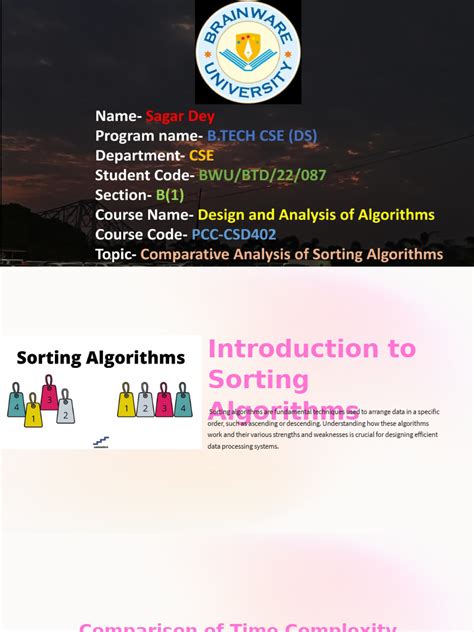 Introduction To Sorting Algorithms Pdf