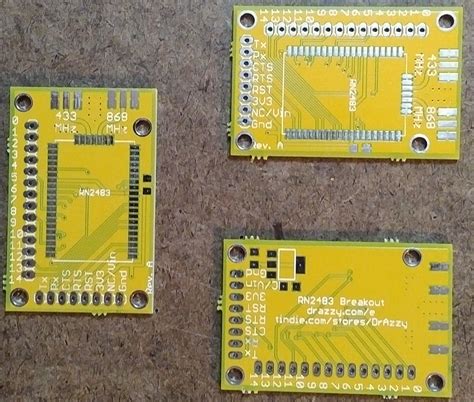 Rn2483 Breakout Bare Board From Drazzy On Tindie