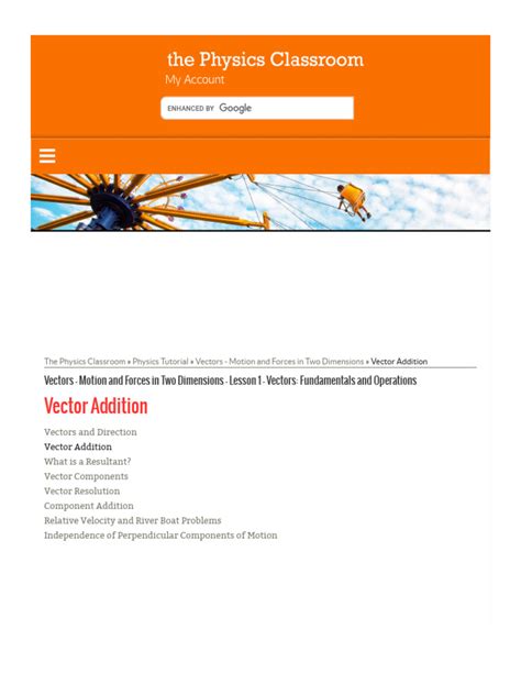 Vector Addition Pdf