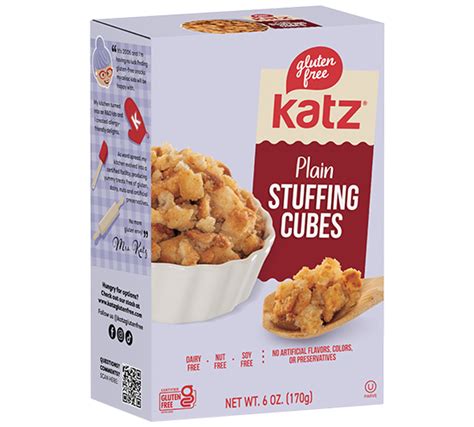 Plain Stuffing Cubes Katz Gluten Free Bakery Katz Gluten Free