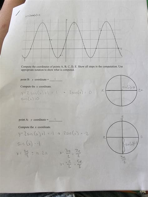 Solved Compute The Coordinates Of Points A B C D E Show Chegg