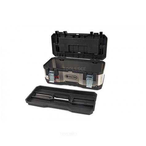 Tactix Professional Stainless Steel Tool Case With Removable Storage
