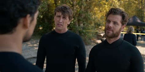 Auscaps Patch May And Fletcher Donovan Shirtless In Wild Cards 1 04 Strangers On A Wave