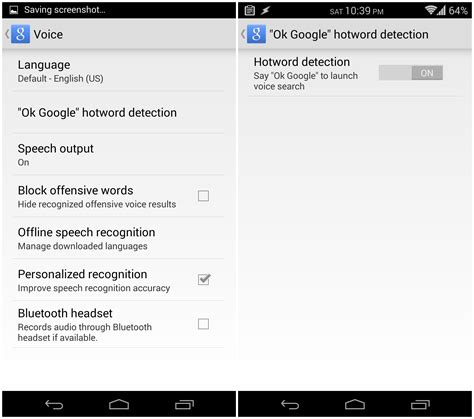 How To Disable The Ok Google Hotword Detection On Nexus 5 And Other