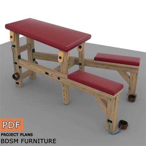 Adjustable Bdsm Furniture Plans Diy Project Digital Download Etsy