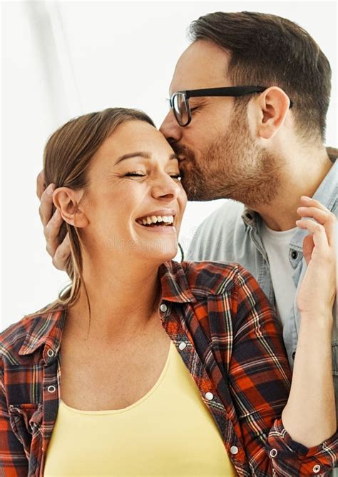 Woman Man Couple Lifestyle Love Happy Together Happiness Kiss Kissing