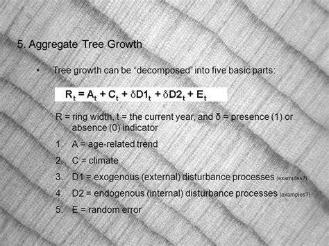 Principles Of Dendrochronology Ppt Download