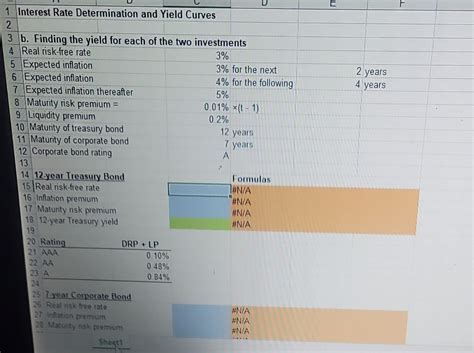 Solved 1 Interest Rate Determination And Yield Curves 3 B Chegg Com