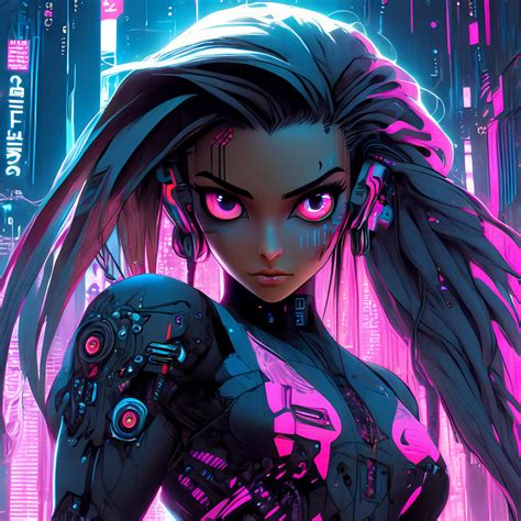 Cyberpunk Girl 160 By Flunex On Deviantart