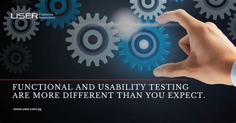 fundamental differences between functional and usability testing user