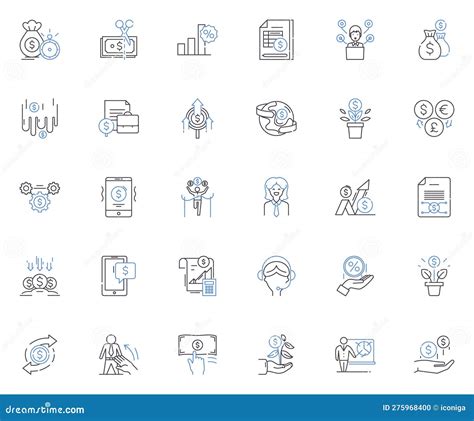 Trust Line Icons Collection Reliability Confidence Credibility Hsty