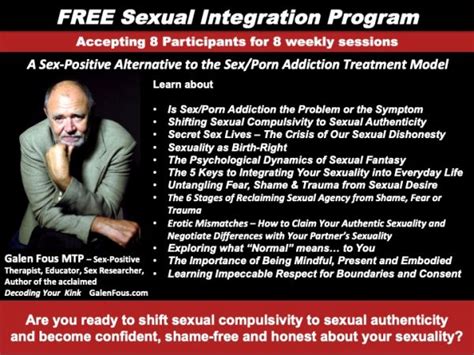Free Sexual Integration Program Kink And Sex Positive Therapy Education And Coaching