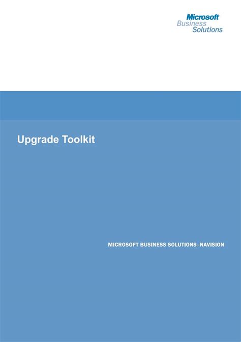 upgrade toolkit