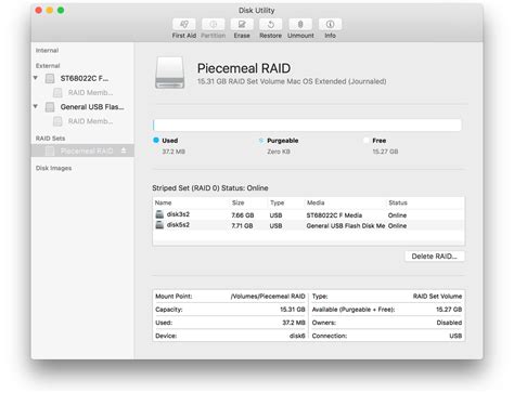 How To Deconstruct A Software Raid Made With Macos Sierras Disk