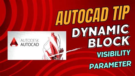 Autocad Dynamic Block Visibility Parameter Youtube
