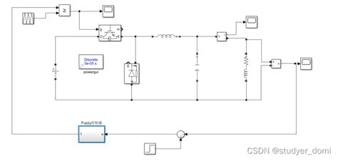 Matlab Simulink 模糊pid控制dcdcbuckdcdcmatlab仿真 Csdn博客