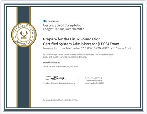 Kota Shamitha On Linkedin Linux Linkedinlearning