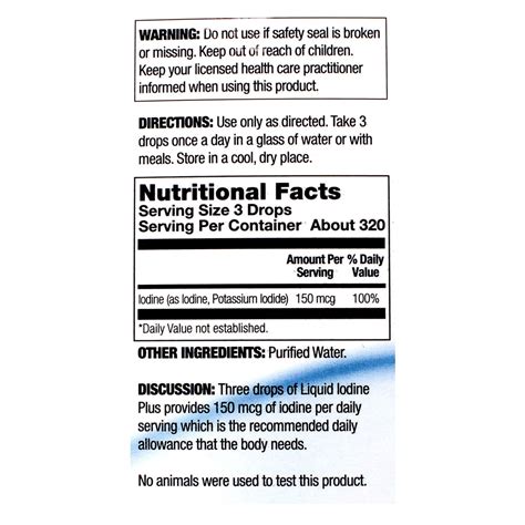 Liquid Iodine Plus Personalpower