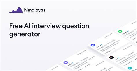 free ai interview question generator himalayas