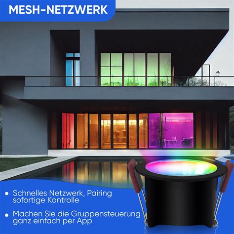 Zigbee Spot Led Smart Home Einbaustrahler Deckenleuchte Tuya Dimmbar Alexa Rgbw Led Nord