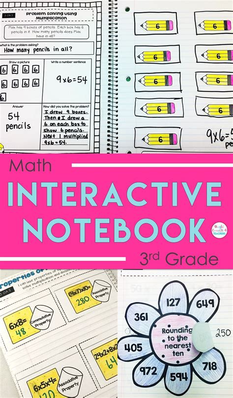 3rd Grade Math Interactive Notebook {common Core Aligned} Math Interactive Notebook 3rd Grade