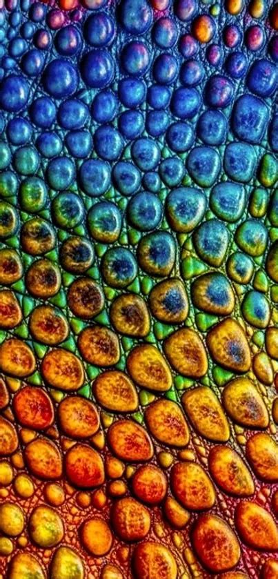 Vibrant Rainbow Texture Art Free Download