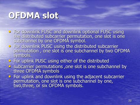 Ppt Scalable Ofdma Physical Layer In Ieee 80216 Wirelessman