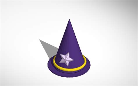 3d Design Witch Hat Tinkercad