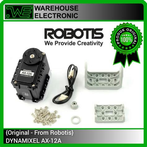 Jual Dynamixel Ax 12a Original Robotis Motor Servo Ax12a Dynamixel Ax 12a Kota Surabaya We