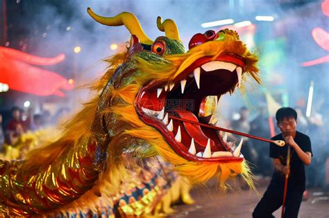 2月2日龙抬头舞龙活动高清图片下载 正版图片600206810 摄图网