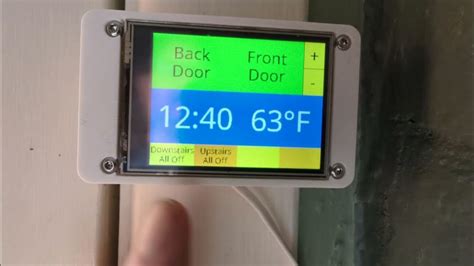 Door Monitor Using Esphome An Esp32 And An Ili9341 Tft Lcd Youtube