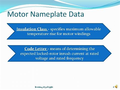 Lesson 14 Nema Designs And Induction Motor Nameplate
