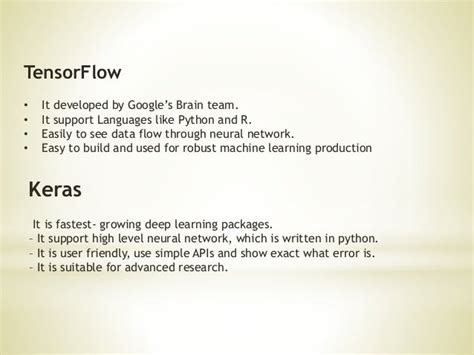 Deep Learning Framework Pptx