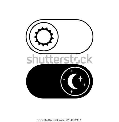 Switch Element Button Light Dark Theme Stock Vector Royalty Free 2204372111 Shutterstock