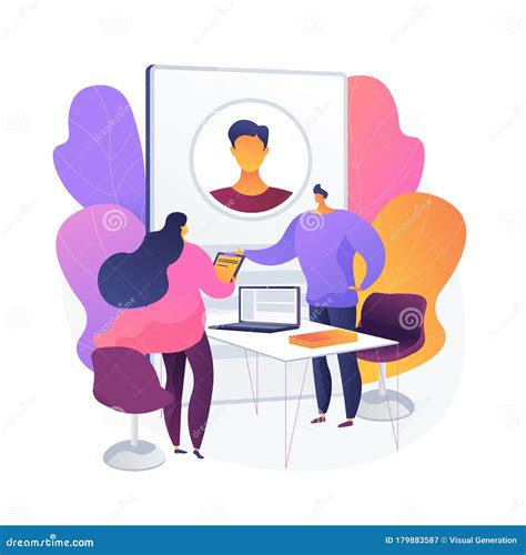 Workforce Testing Line Icons Collection Assessment Evaluation Screening Analysis Skills