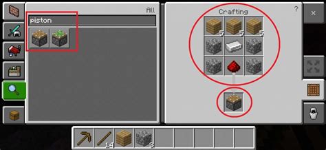 How To Craft A Piston In Minecraft For Android
