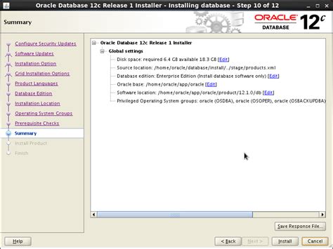 como instalar e configurar oracle database 12c imasters