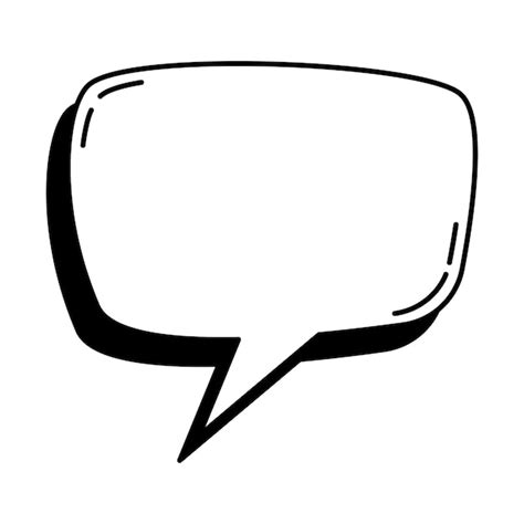 Premium Vector Comic Speech Bubble