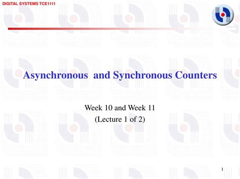 ppt asynchronous and synchronous counters powerpoint presentation