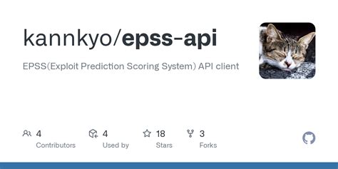 github kannkyo epss api epss exploit prediction scoring system api