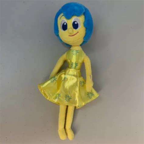 Disney Store Pixar Inside Out Joy Stuffed Plush Doll Toy