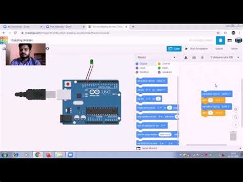 Blink An LED Using Arduino In Tinkercad Arduino Programming In Scratch YouTube
