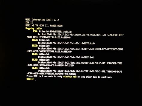 Creating A New Vm In And Hitting The Uefi Shell